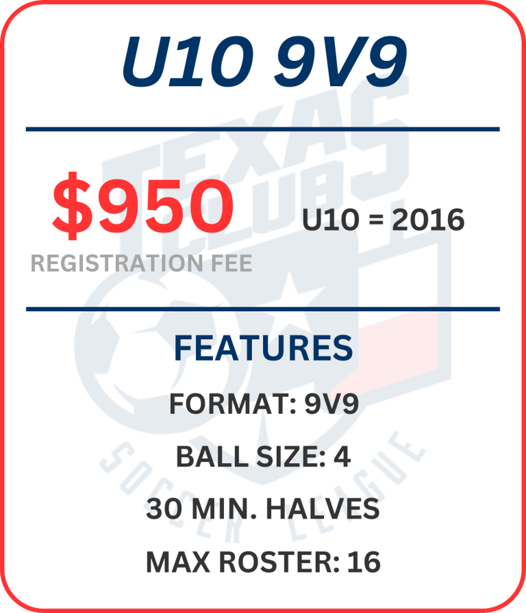 Texas Club Soccer League Home - Texas Club Soccer